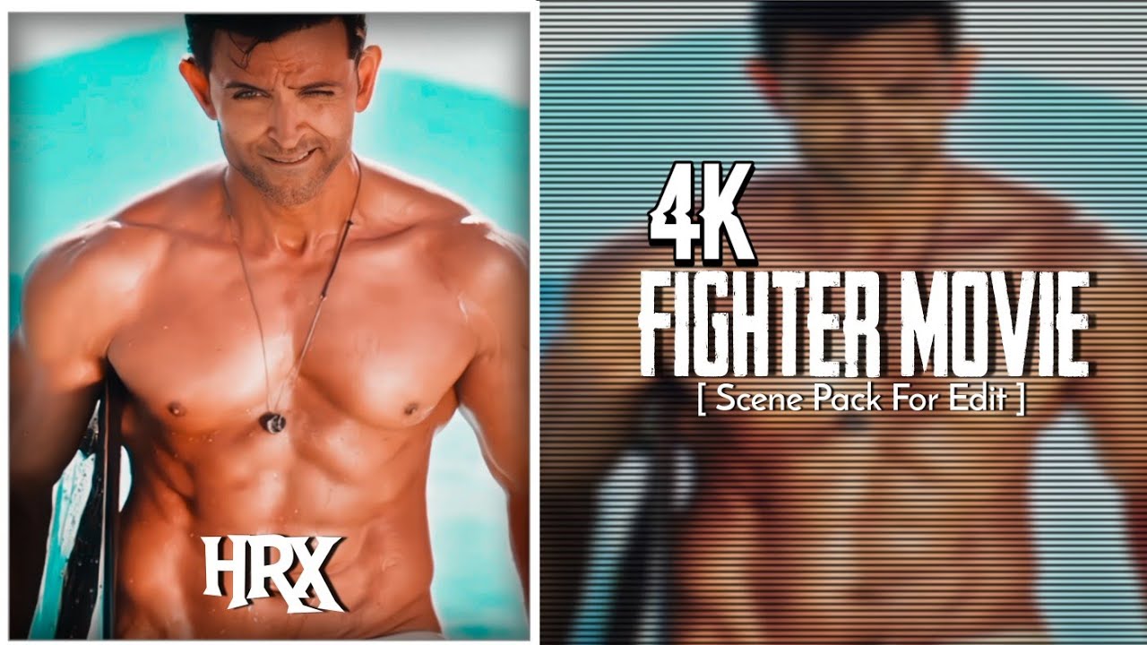 Fighter movie scenes pack for editing 🪩| Hrithik Roshan fighter movie ...