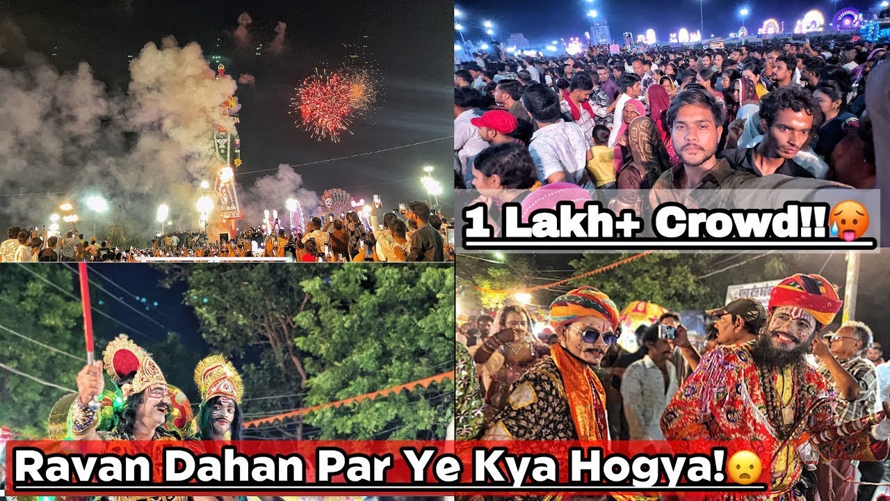 (Part 3)Finally! ऐसा रावण दहन कहीं नही देखा होगा।🔥👍 (World’s Biggest ...