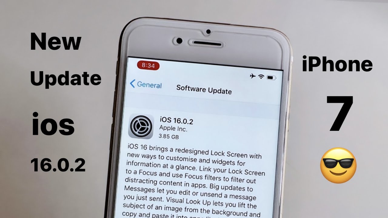 iPhone 7 ios 16 update || How to install ios 16 on iPhone 7 - YouTube