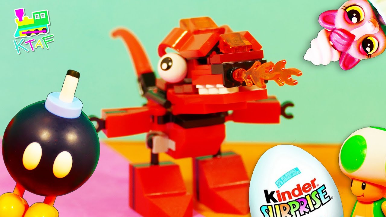 KNEX Super Mario, Mixels LEGO, a Kinder egg, Littlest Pet Shop and a ...