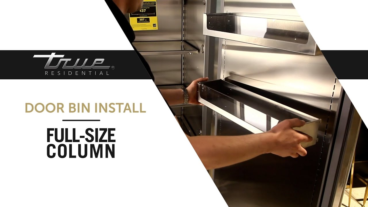 Built-In Units Door Bin Installation | True Residential - YouTube
