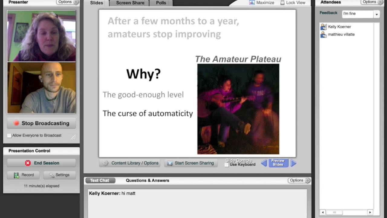 What does a webinar look like on Practice Ground? - YouTube