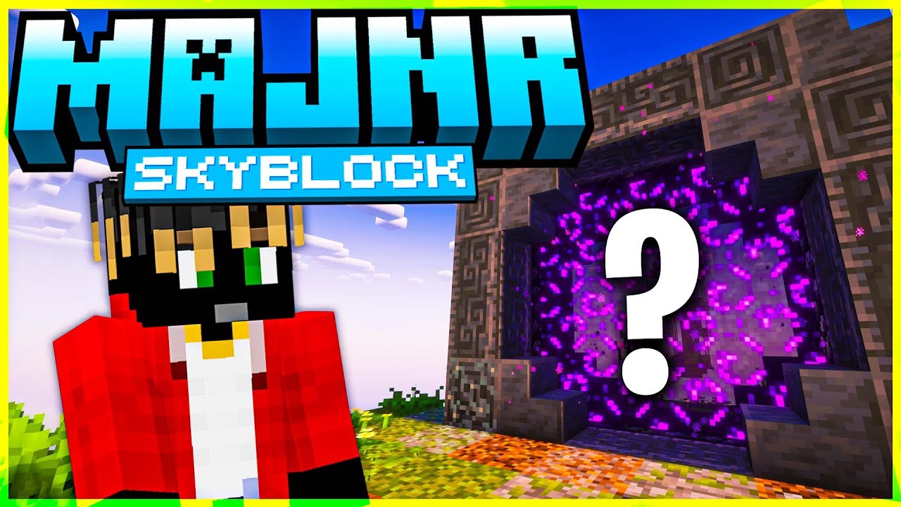 JDEME DO NETHERU!😱 | MAJNR SKYBLOCK #7 [MarweX] - YouTube