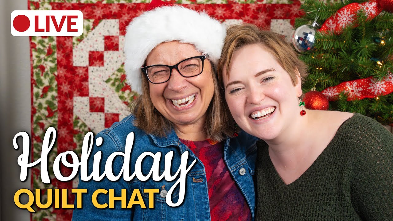🔴 Holiday Quilt Chat 🎄 | Fabric Café Live with Fran & Hannah | 3-Yard ...