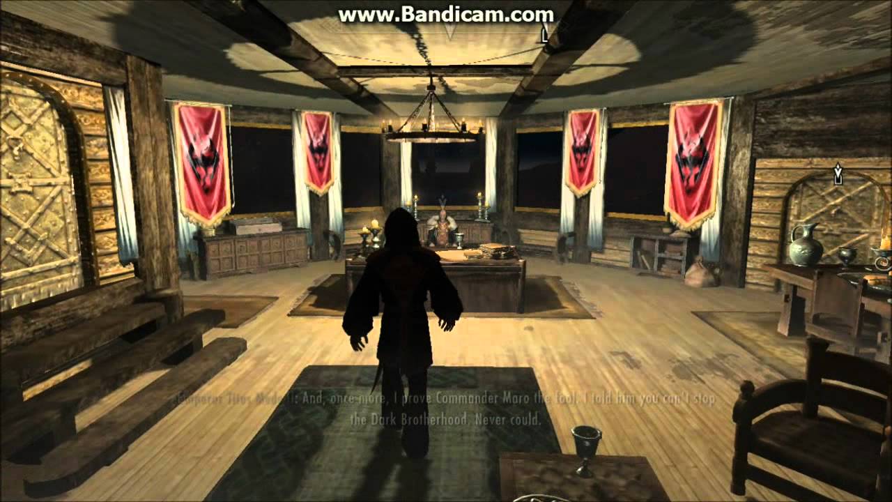 Skyrim Emperor Titus Mede II Assassination (Obvious Spoilers) - YouTube