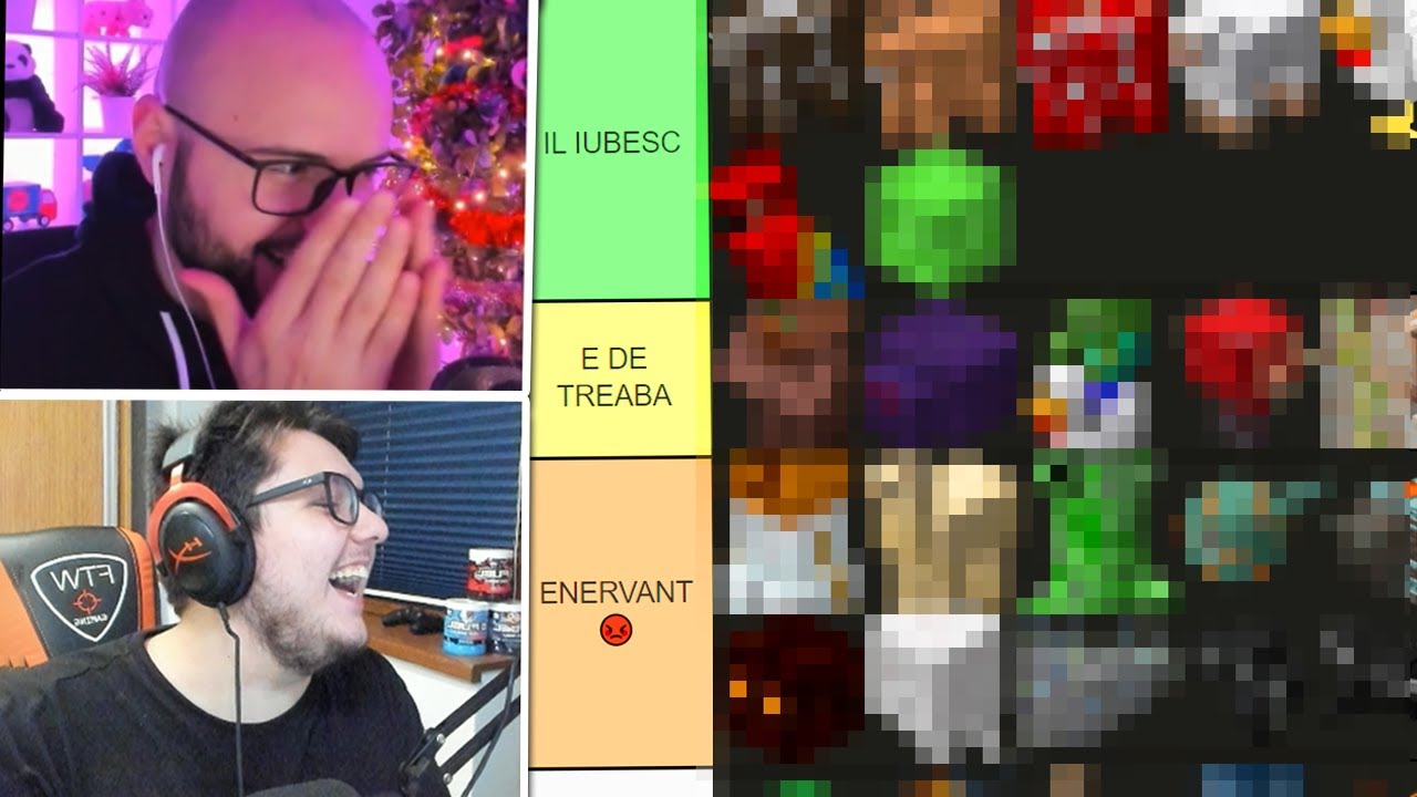 TIER LIST MOBI DIN MINECRAFT CU IHATEPINK! - YouTube
