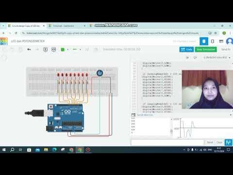 Simulasi Arduino Menggunakan Thinkercad - YouTube