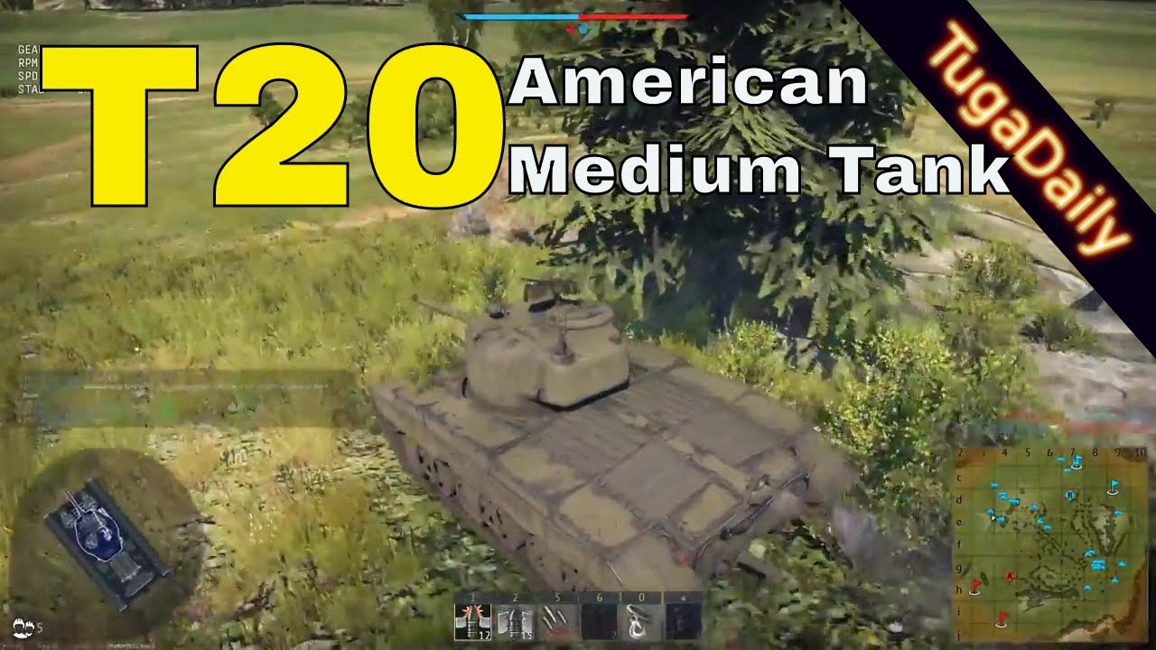 War Thunder T20 on Carpathians - American Medium Tank - Realistic ...