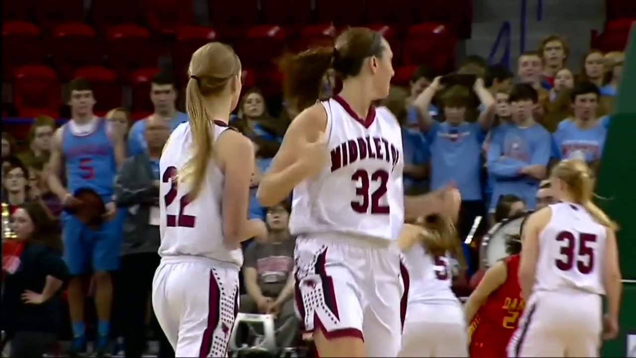 Girls Basketball: Middleton loses to DSHA in D-1 Semi's - YouTube