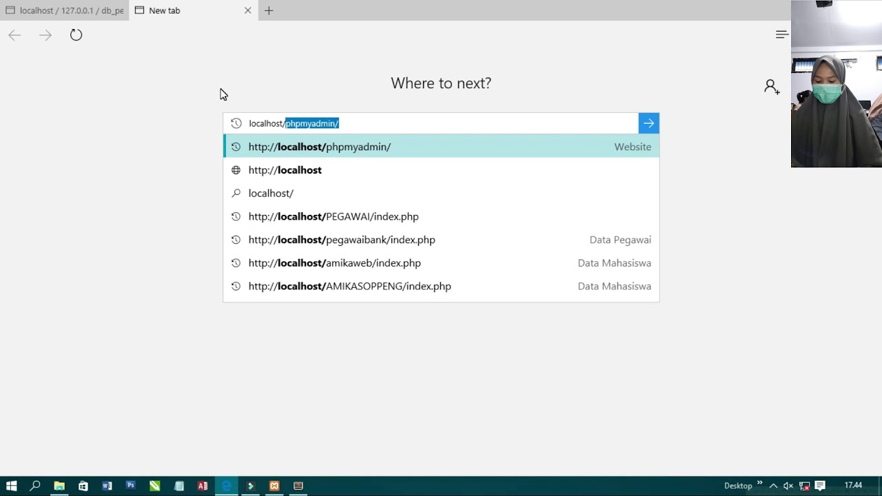 Tutorial Pembuatan Database Pegawai berbasis WEB - YouTube