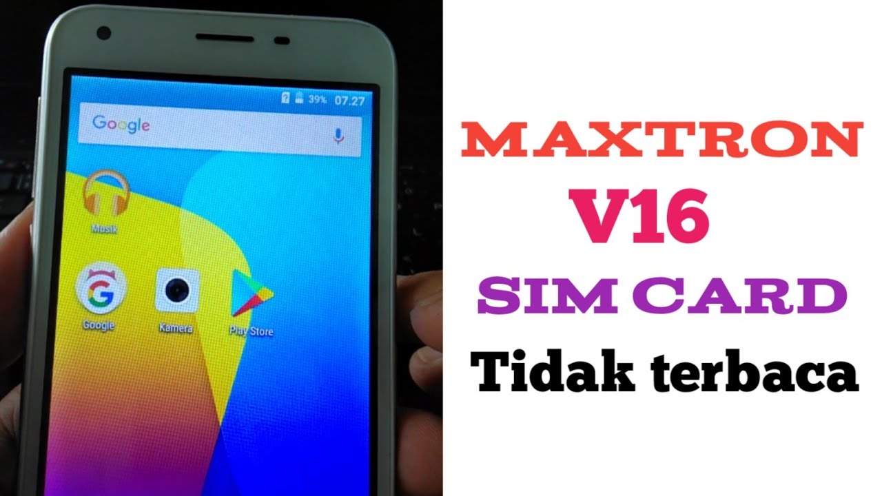 Maxtron V16 SIM Card Tidak Terbaca | Solution - YouTube