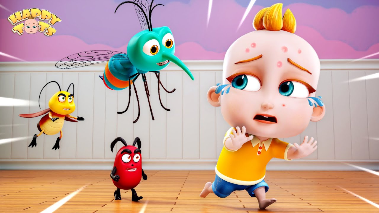 Mosquito Go Away | Nursery Rhymes & Kids Songs | Happy Tots - YouTube