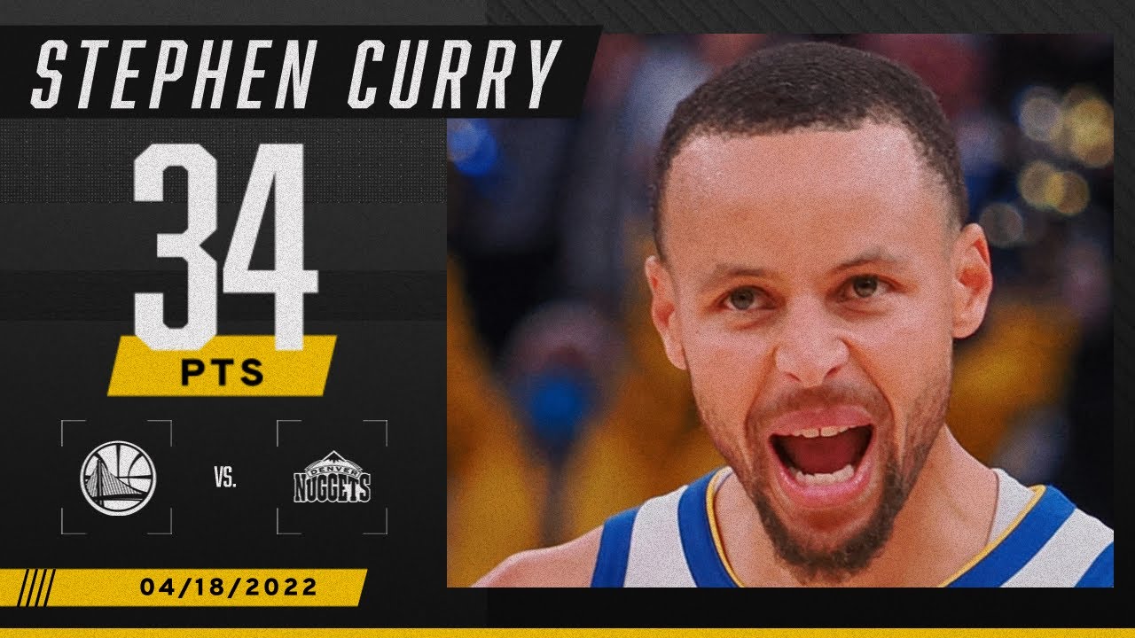 Steph Curry drops 34 PTS in just 23 MIN off the bench vs. Nuggets 😳 ...
