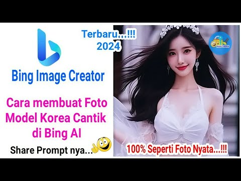 Membuat Foto Wanita Cantik Seperti Nyata || Tips Prompt AI || Terbaru Tutorial Belajar AI - YouTube