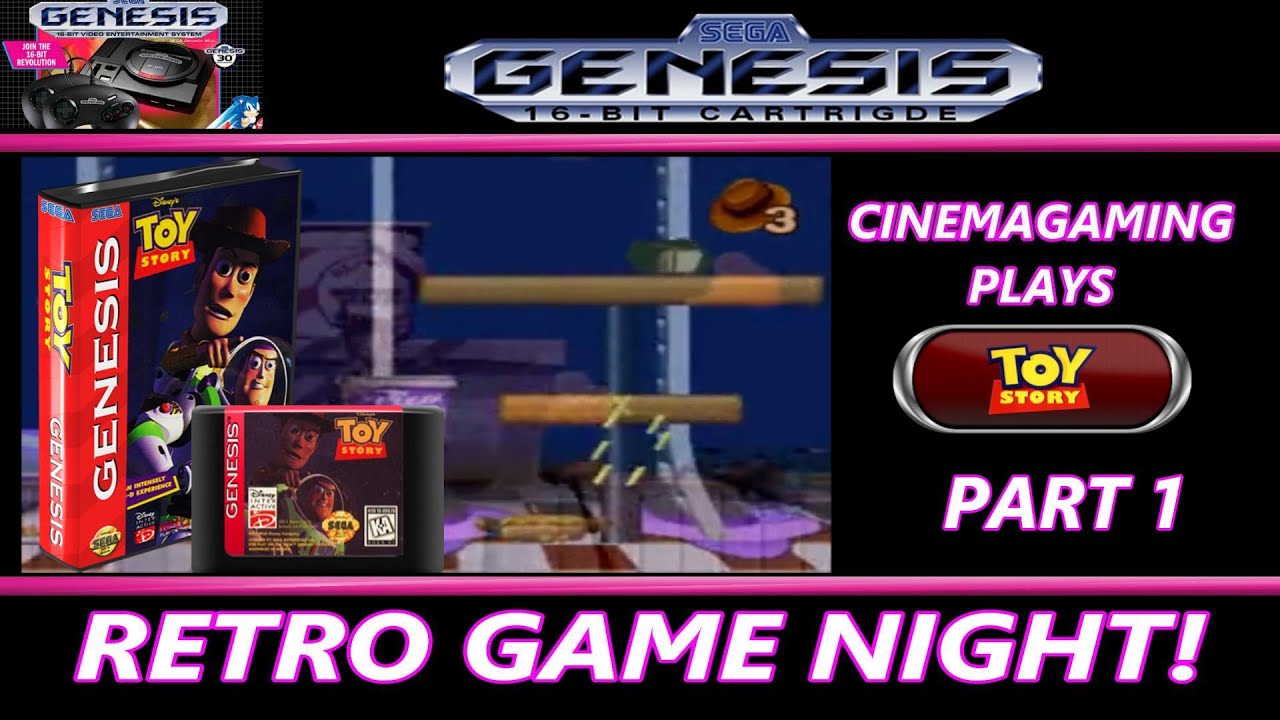 TOY STORY PLAYTHROUGH (PART 1) GENESIS (RETRO GAME NIGHT)! - YouTube