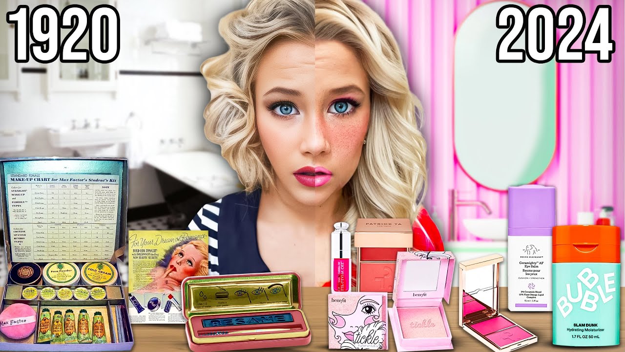 100 YEARS of SKiNCARE and MAKEUP! 👛💄 - YouTube