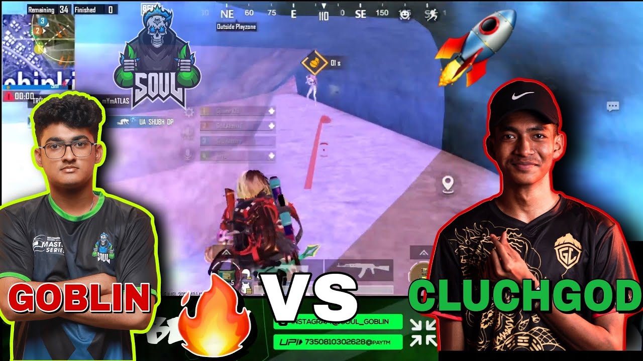 Goblin vs Cluchgod 🥵| Goblin God Level Grenade🔥 | Winner Winner Chicken ...