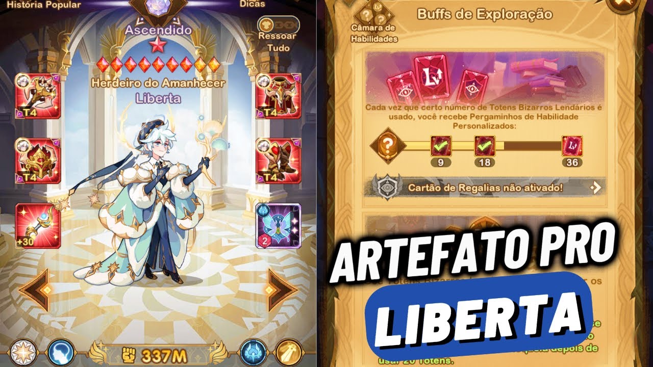 TENTANDO FAZER UM ARTEFATO PRO LIBERTA - AFK ARENA - YouTube