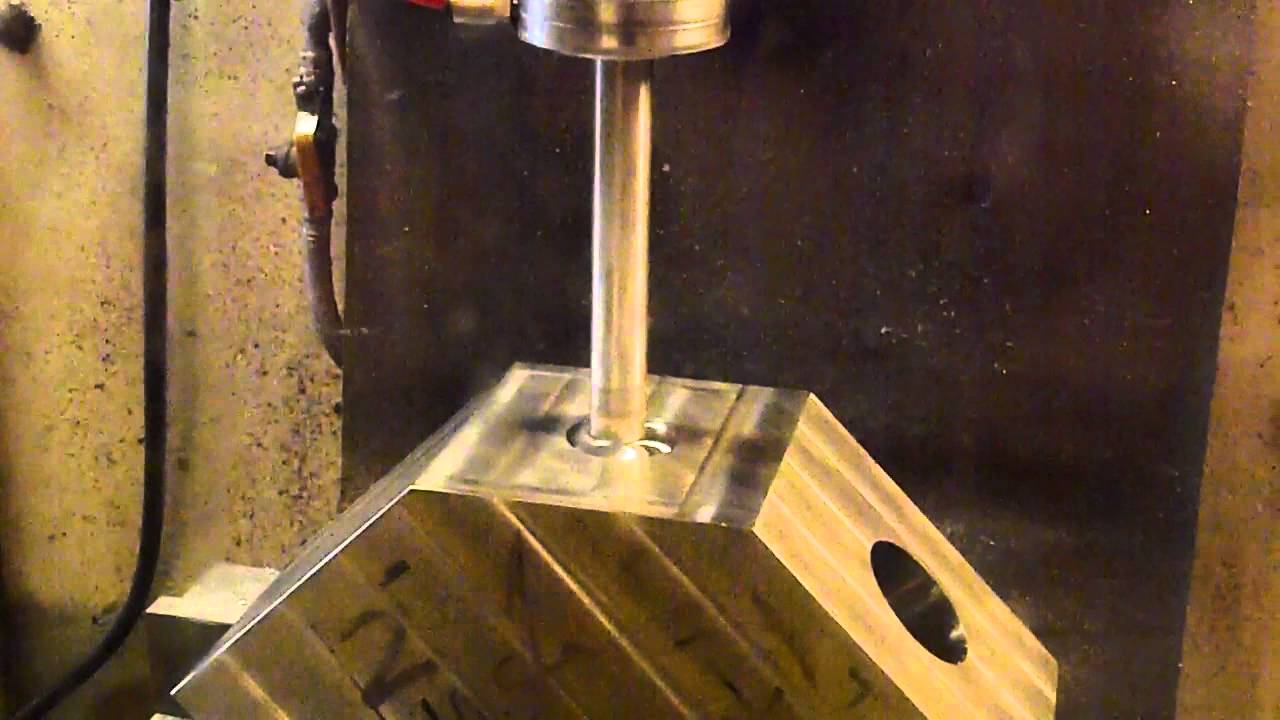 7" deep milling 304 ss - YouTube