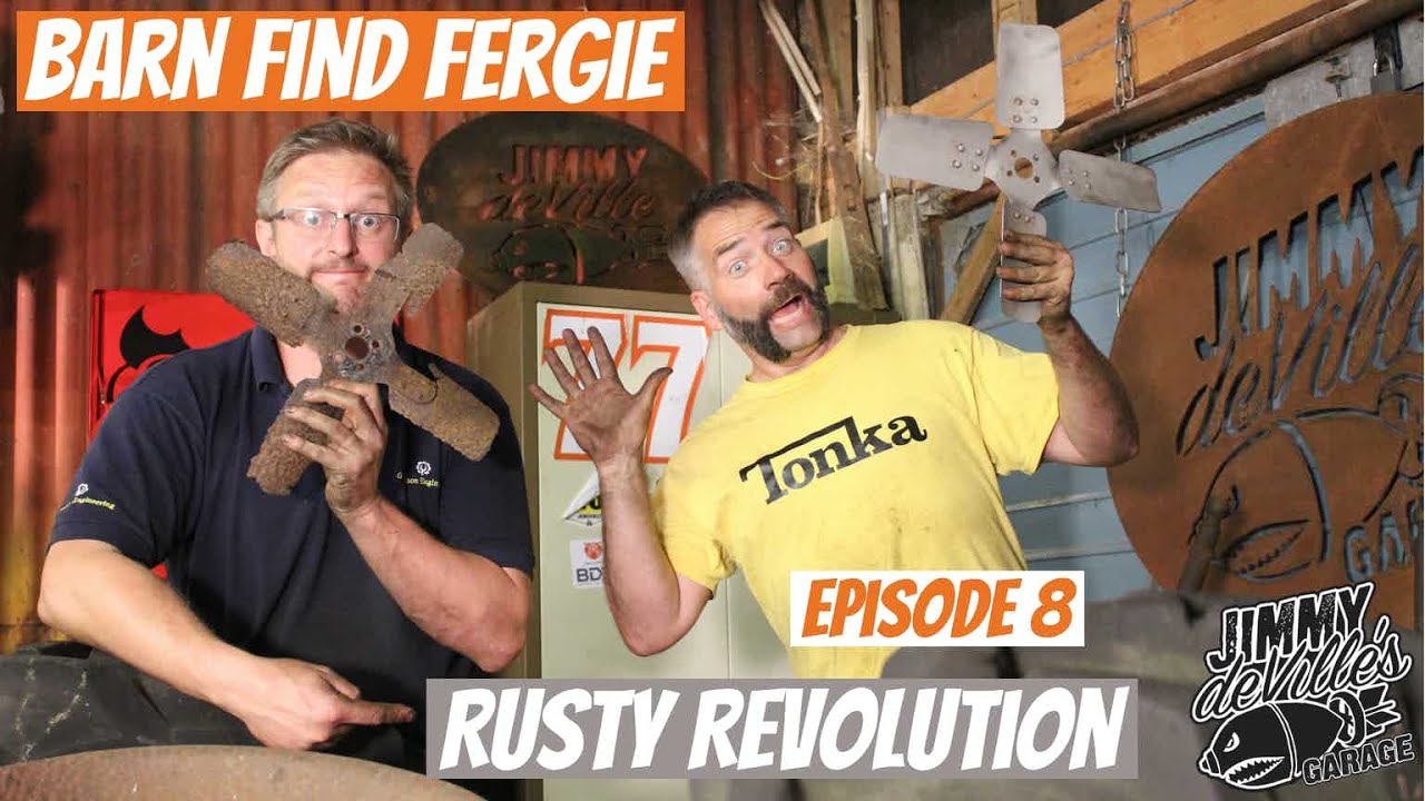 Barn Find Fergie. Episode 8. How to make metal rusty - YouTube
