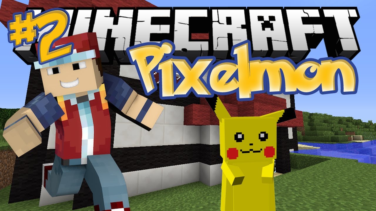 Minecraft: Pixelmon Let's Play Ep. 2 - It's A Pokemon Center! - YouTube