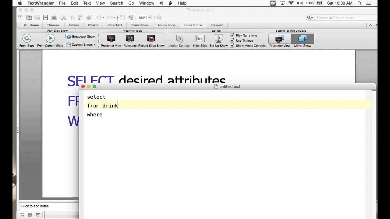 Weekend 2 - Lecture 1 SQL Basics Part 1 - YouTube