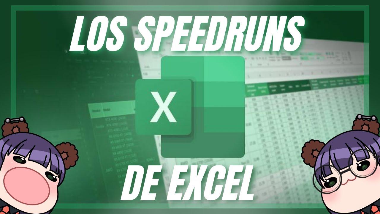 Los Speedruns de EXCEL 🕒 Sus inicios y competiciones. - YouTube