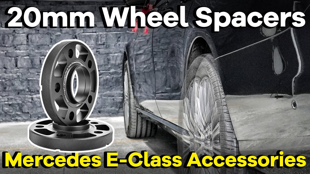 Mercedes Wheel Spacers 20mm Before and After | BONOSS Mercedes E-Class ...