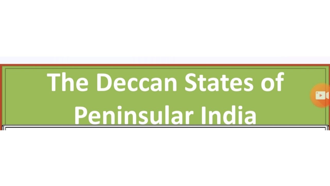 Deccan States of Peninsular India!! Why soil of Deccan plateau black ...