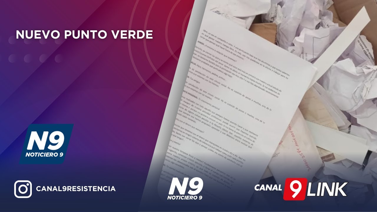 NUEVO PUNTO VERDE - NOTICIERO 9 - YouTube