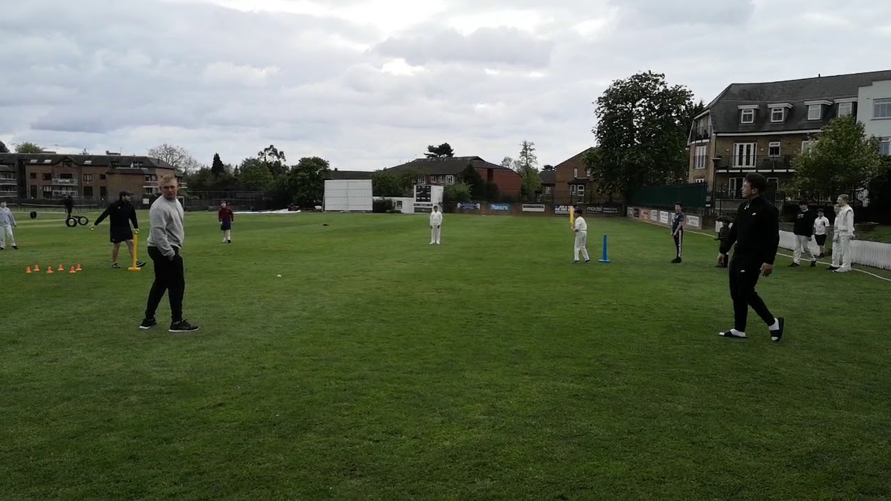 Mahdir's first cricket practice at Enfield Cricket Club. - YouTube