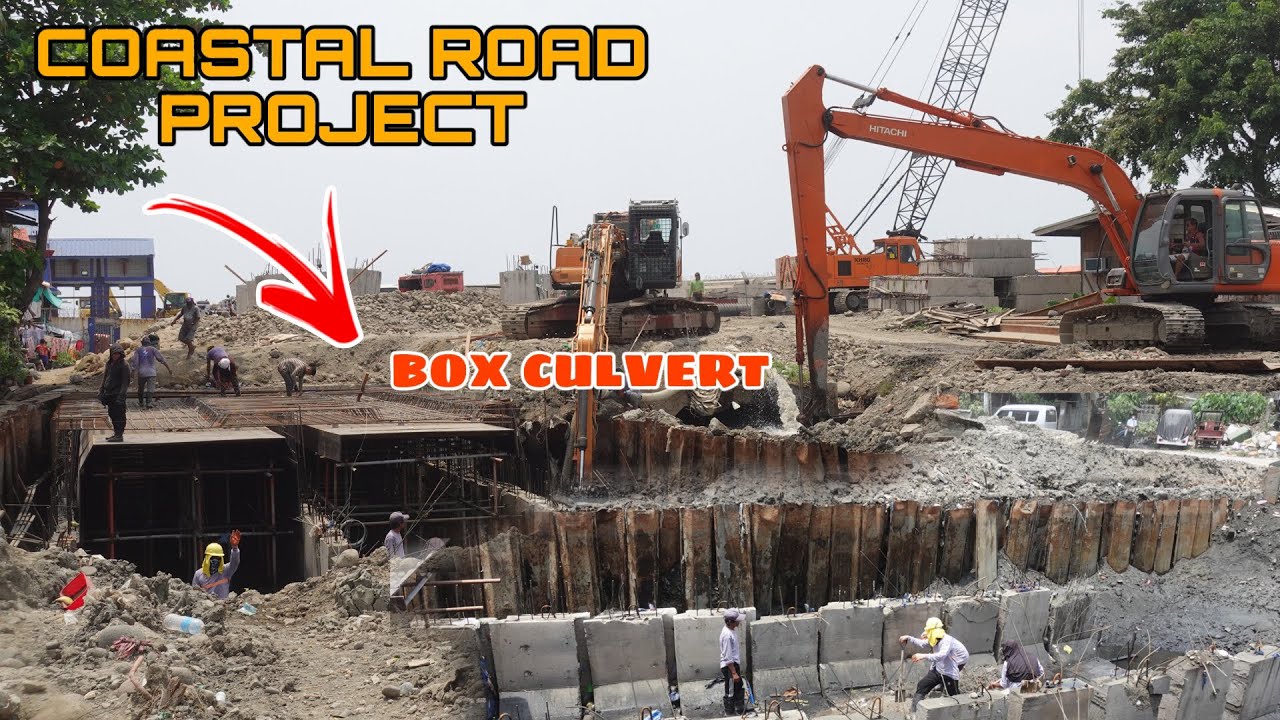 142 : COASTAL ROAD PROJECT| BOX CULVERT DRAINAGE CANAL | ROTONDA | EXIT ...