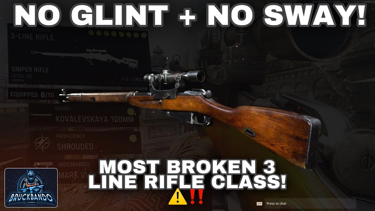 3 LINE RIFLE is NOW the BEST SNIPER on WARZONE! 🥵 (Low Level + Max ...