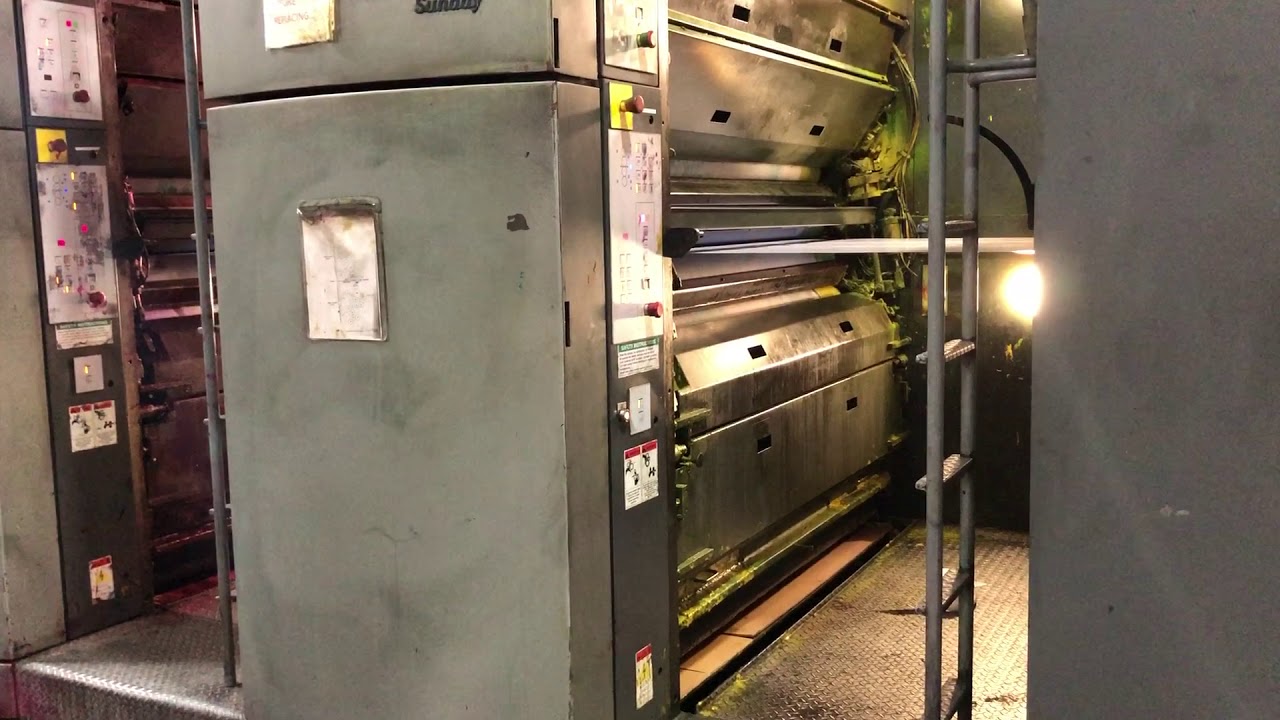 Goss S3000 Web Printing Press (New 2006) - Unit View/Plate Changers ...
