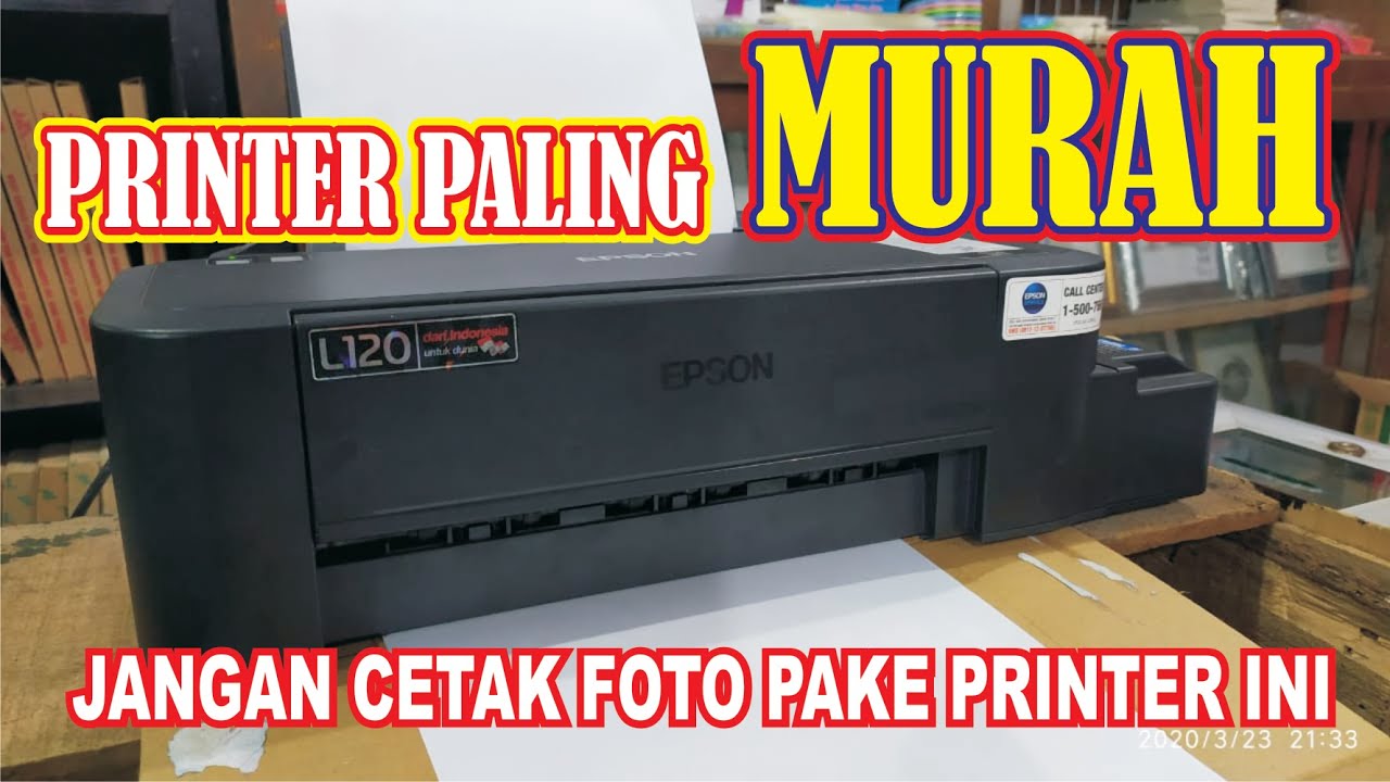 Printer Murah Epson L120 Review Singkat - YouTube