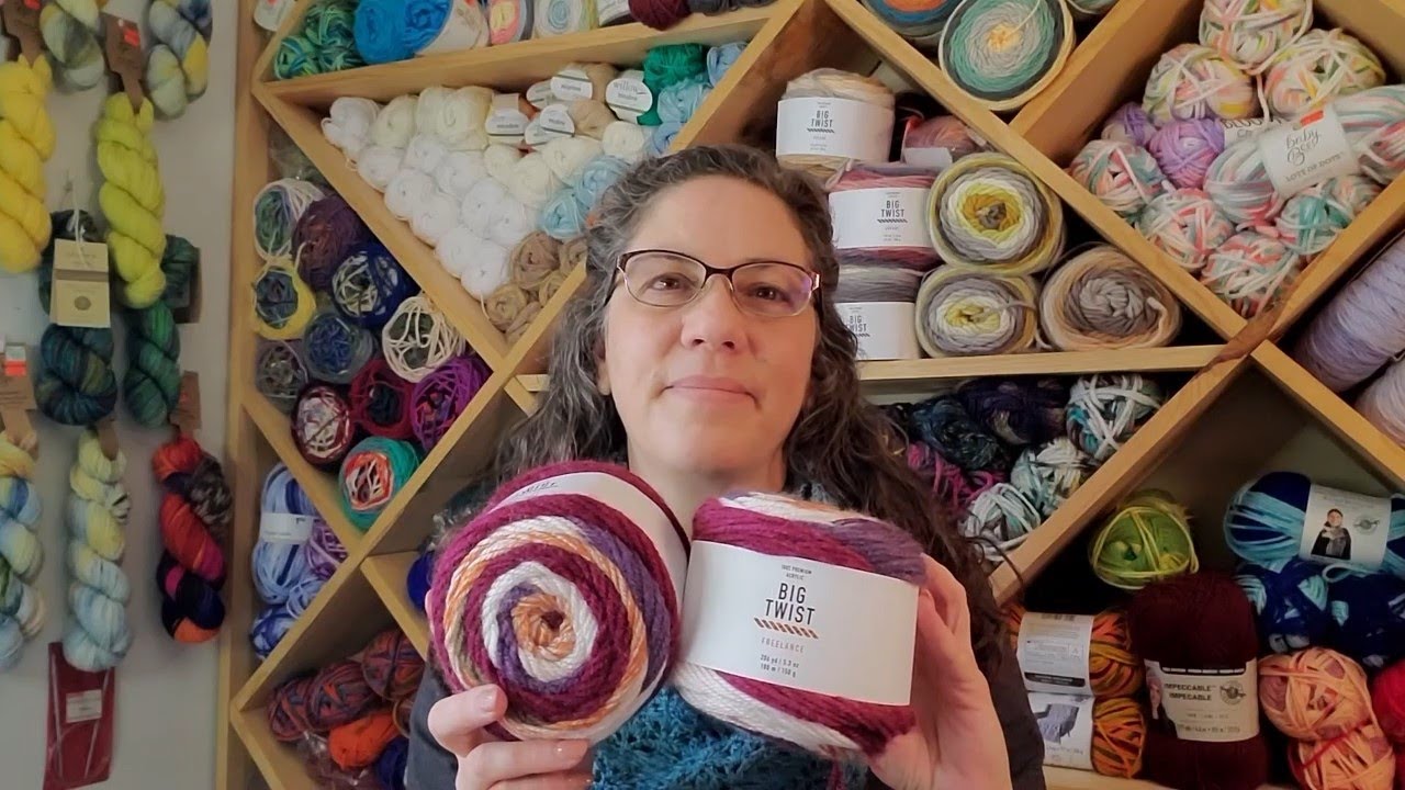 Big Twist Freelance. Great yarn! Crochet Stitch Guide projects 1 - YouTube