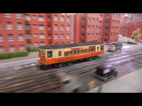 Cincinnati Layout Behind the Scenes S Scale 1/64 Streetcar Trolley ...