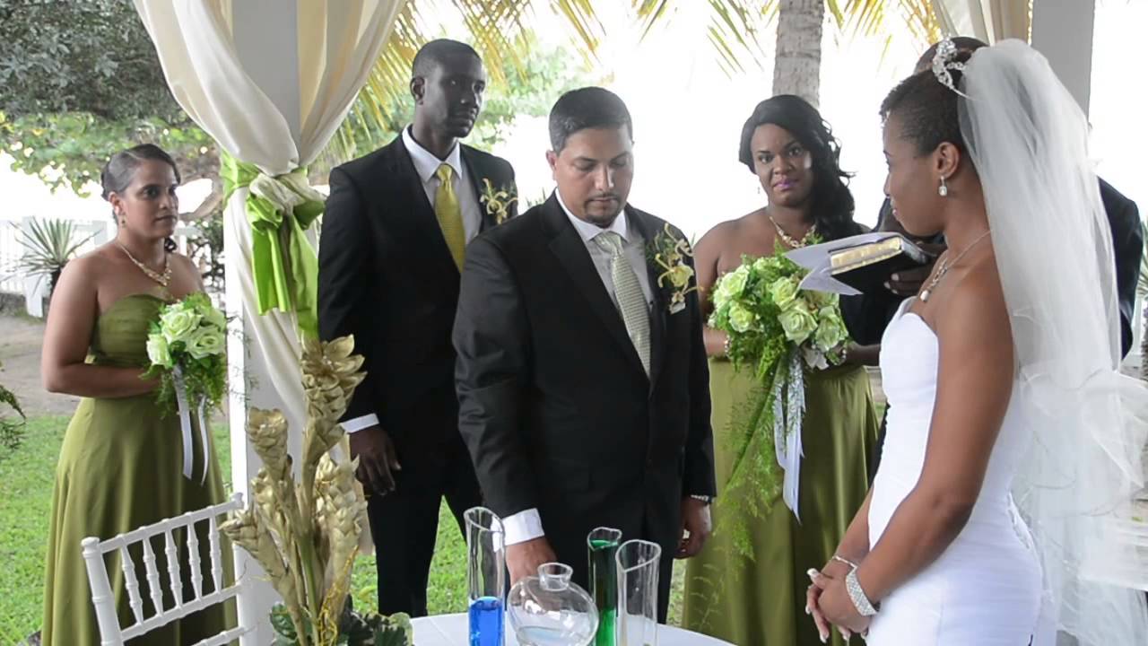 Kennedy & Shari Wedding Grenada - YouTube