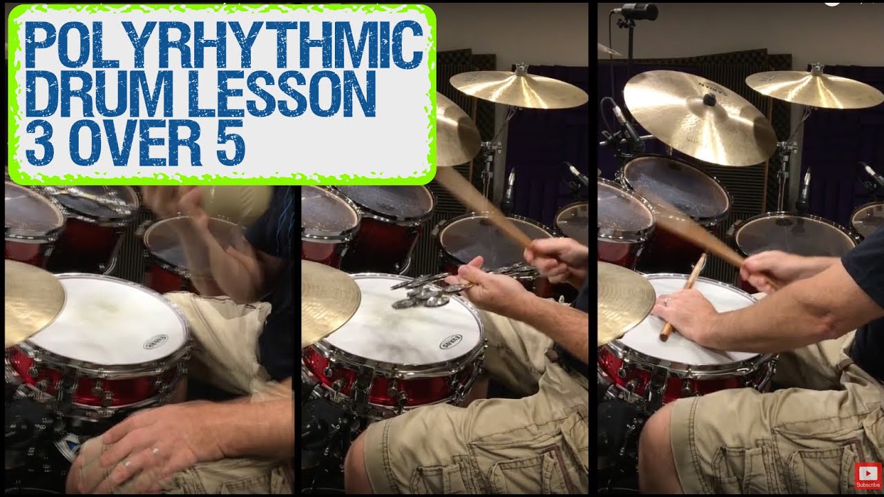 Polyrhythmic Drum Lesson: 3 Over 5 Groove - YouTube