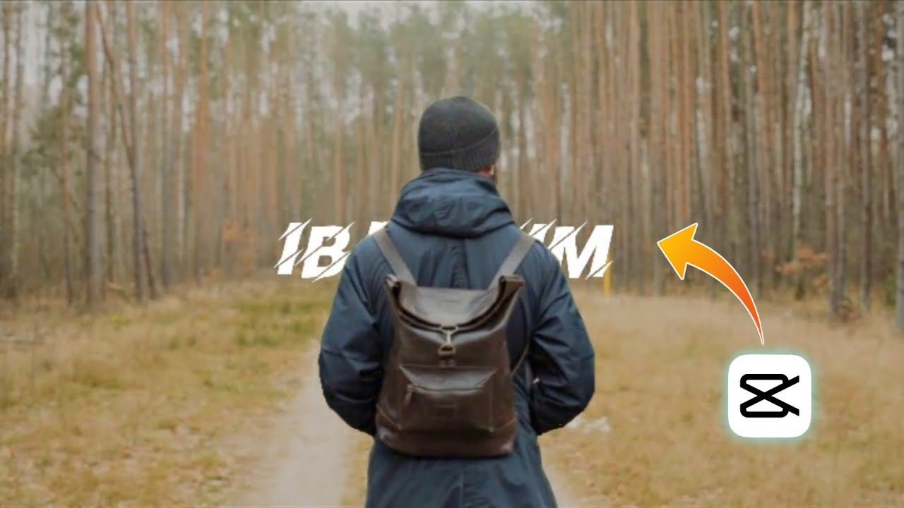 How to add text behind a person in video using CapCut | Text Behind ...