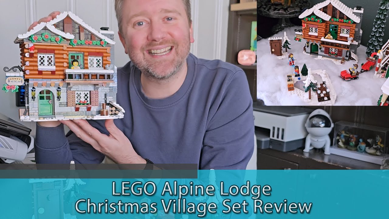 LEGO Alpine Lodge Christmas Village Set Review | Holiday Magic in Every ...