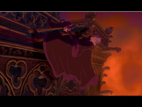 The Hunchback of Notre Dame - Frollo's Death (Danish) - YouTube