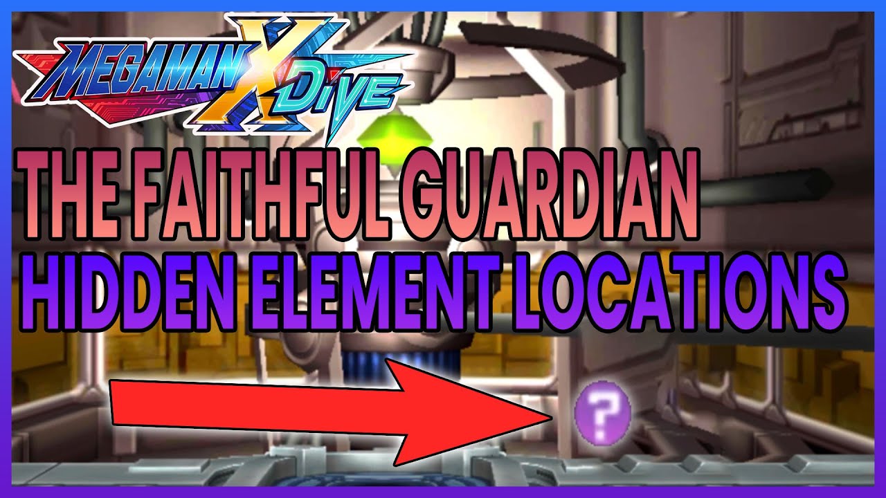 Mega Man X Dive - The Faithful Guardian ALL Hidden Element Locations ...
