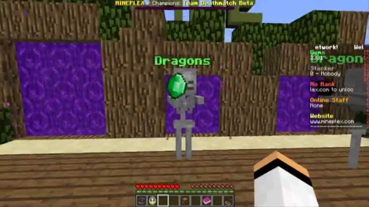 Dragons | MinePlex | JosephGamerHD - YouTube