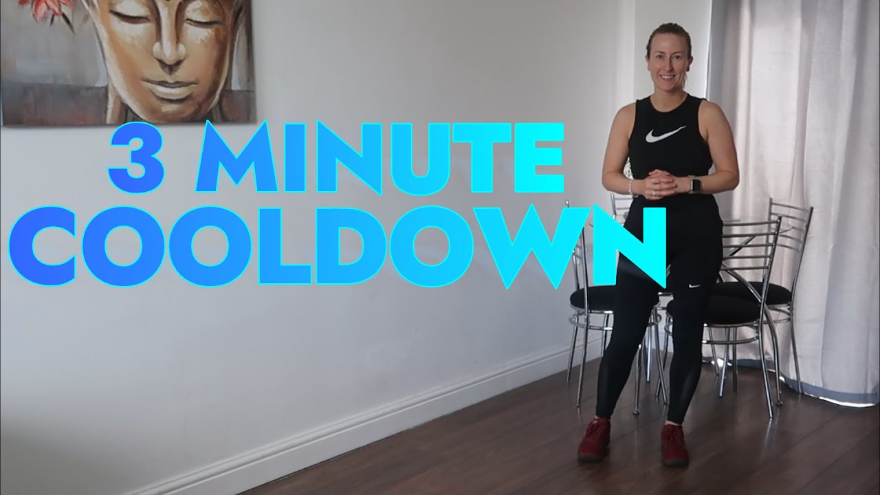 3 MINUTE COOLDOWN | DO THIS AFTER YOU WORKOUT - YouTube