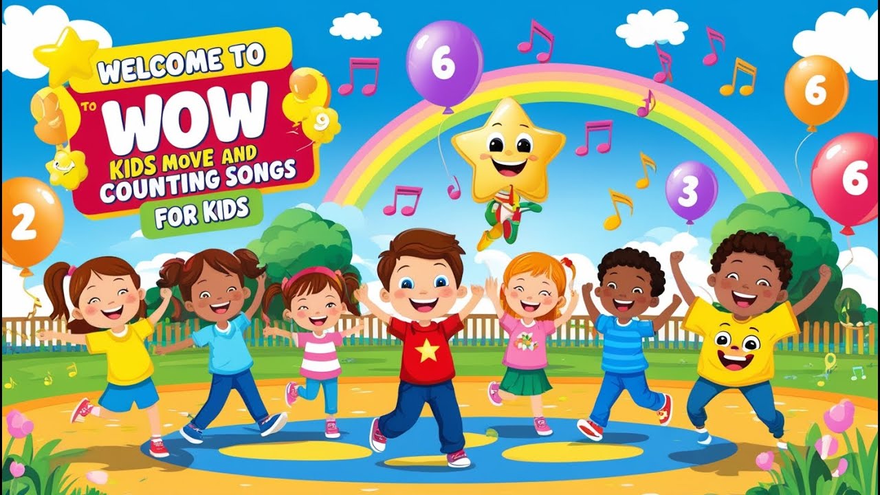 Welcome To Wow Kids || Move and Counting Songs For Kids || Nursery ...