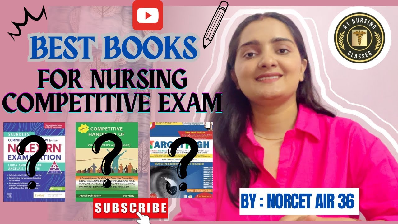 Best books for Norcet |Dsssb|PGI | Jipmer and various nursing ...