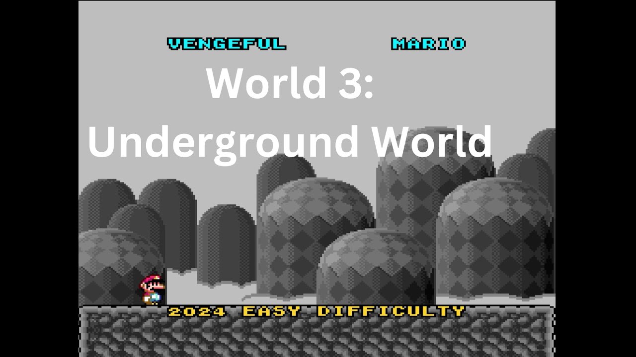Vengeful Mario - World 3 (Underground World) Clear Compilation - YouTube