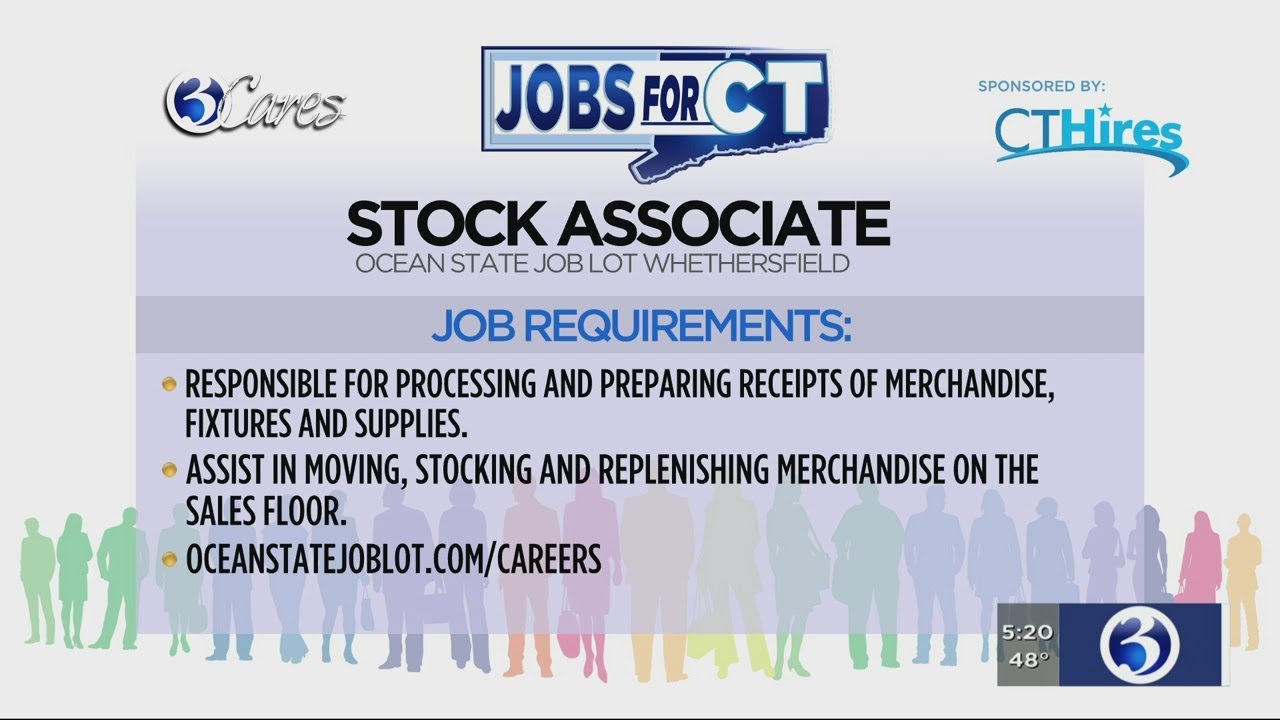 Jobs for CT: Stock Associate - YouTube