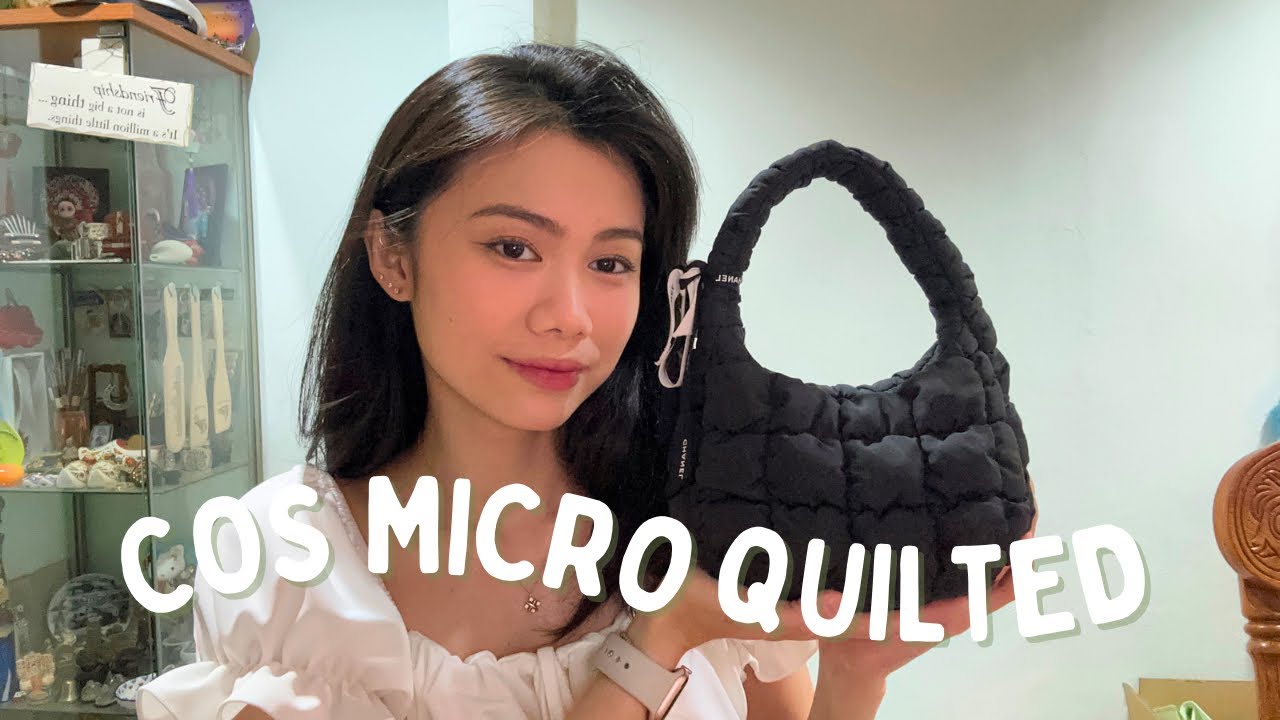 What's in my bag | COS micro quilted bag (everyday essentials) - YouTube